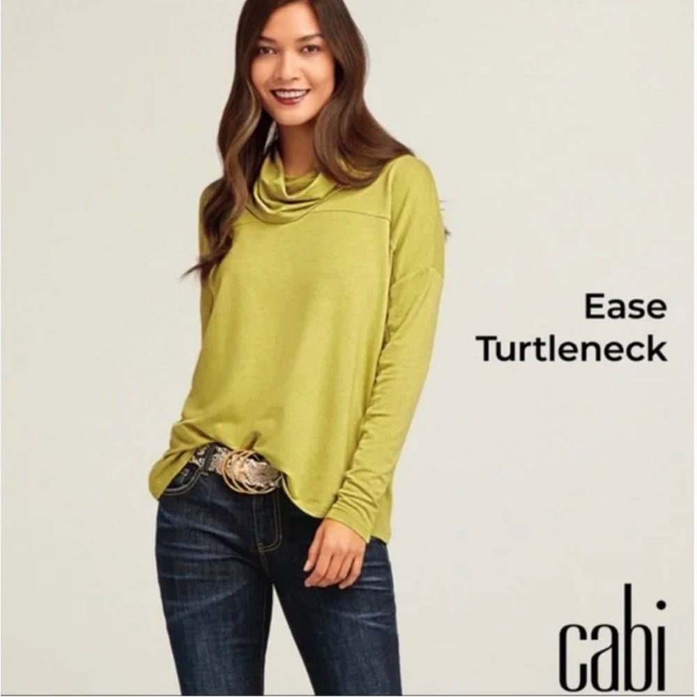 Cabi 4193 Ease Turtleneck Bright Moss Fall 2021 - Gem